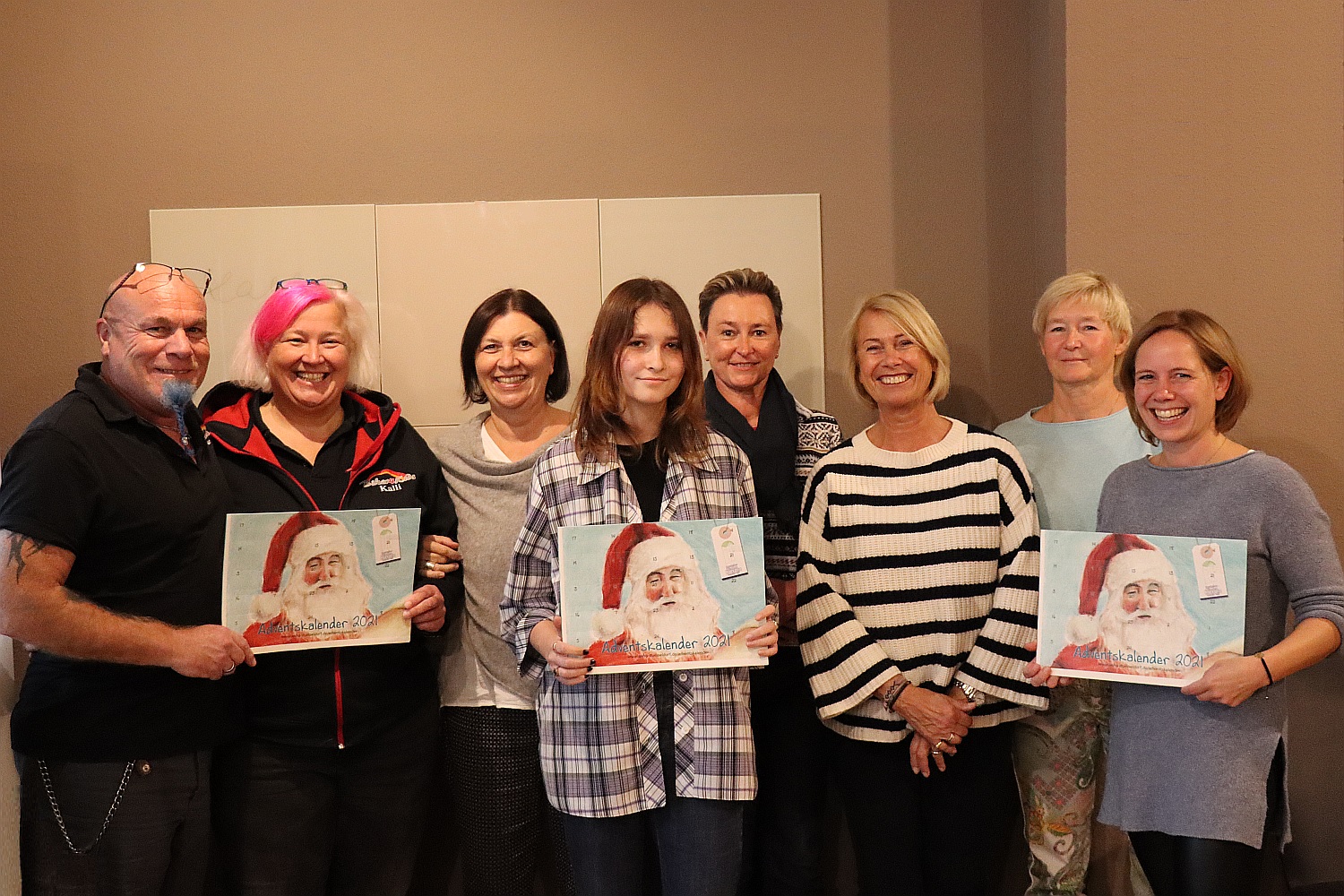 Düsseldorf: Inez zeichnete das Motiv für den Adventskalender des AKHD ...