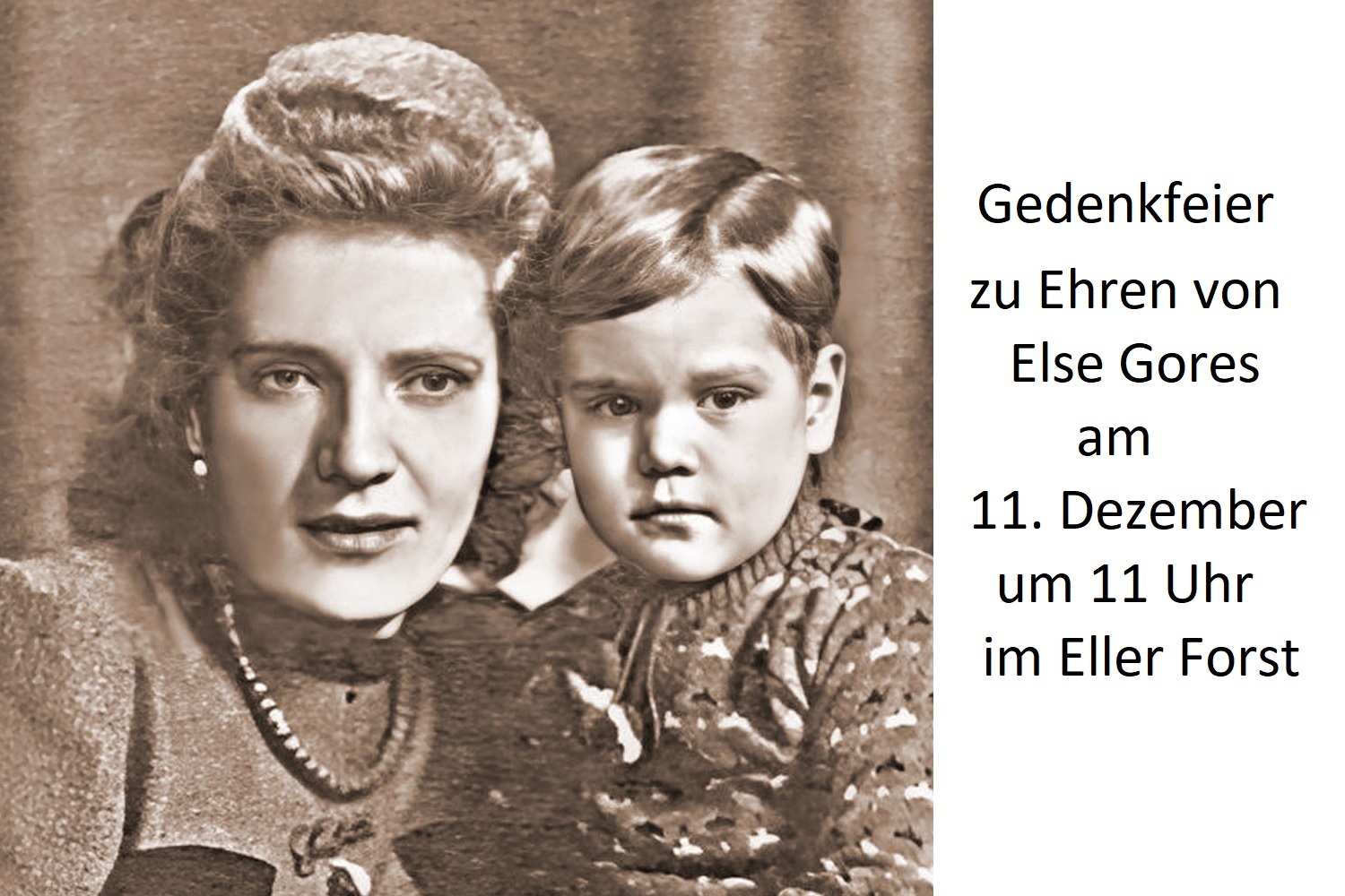 Düsseldorf Vennhausen: Gedenkfeier für Else Gores - Ddorf-Aktuell ...