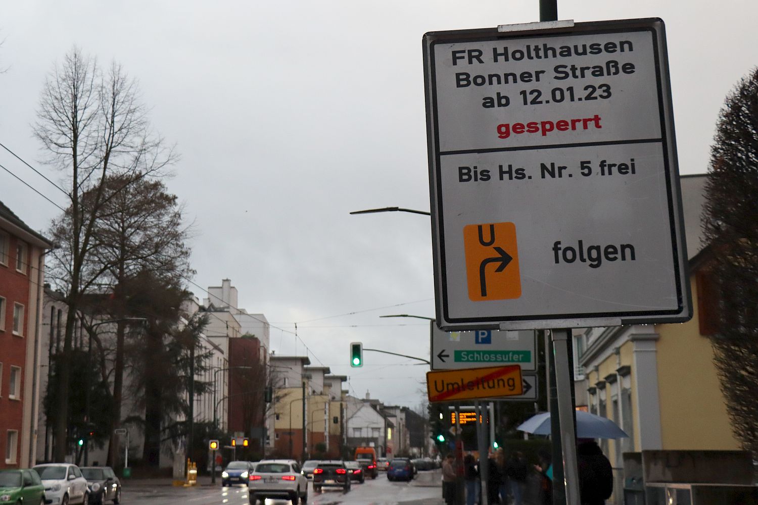 Bonner Straße Düsseldorf: Netzgesellschaft sperrt direkte Verbindung ...