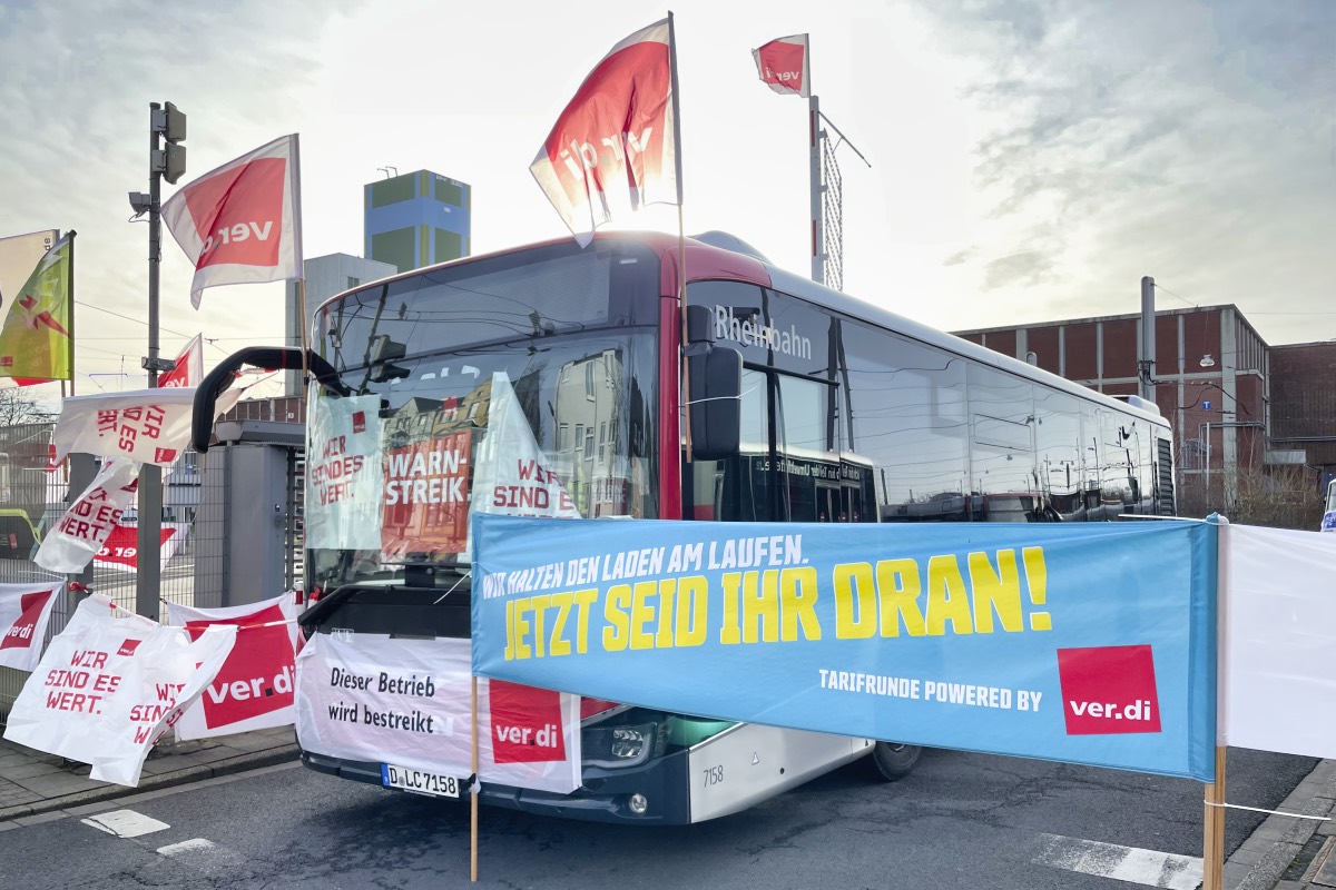 ÖPNV in Düsseldorf: Streik im Nahverkehr am Freitag - Ddorf-Aktuell ...