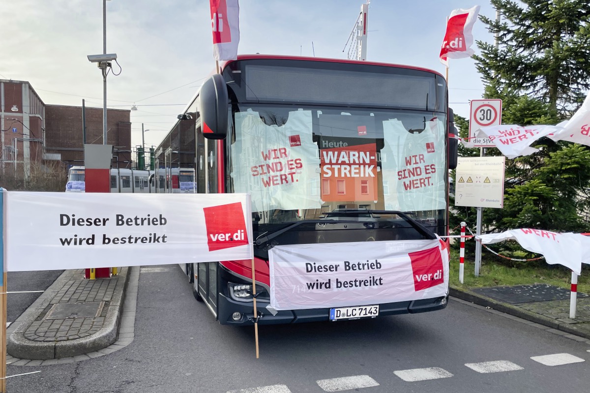 Düsseldorf: Freitag Streik im ÖPNV - Ddorf-Aktuell - Internetzeitung ...