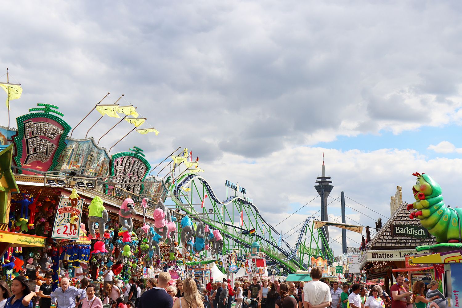 Kirmes In Der Nahe Von Dusseldorf