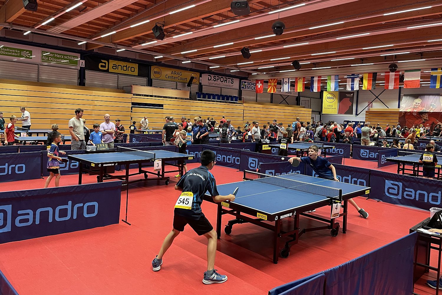 950 Kids feierten Mega-Tischtennisfest bei Borussia Düsseldorf - Ddorf ...