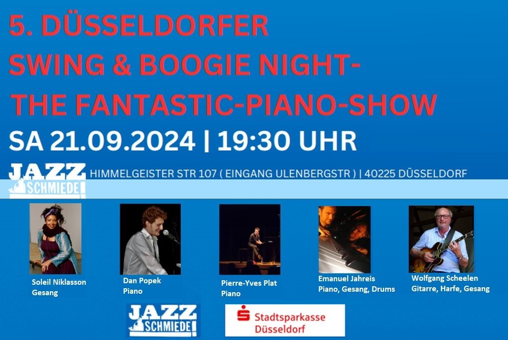 Jazzschmiede: 5. Düsseldorfer Swing & Boogie Night - Ddorf-Aktuell ...