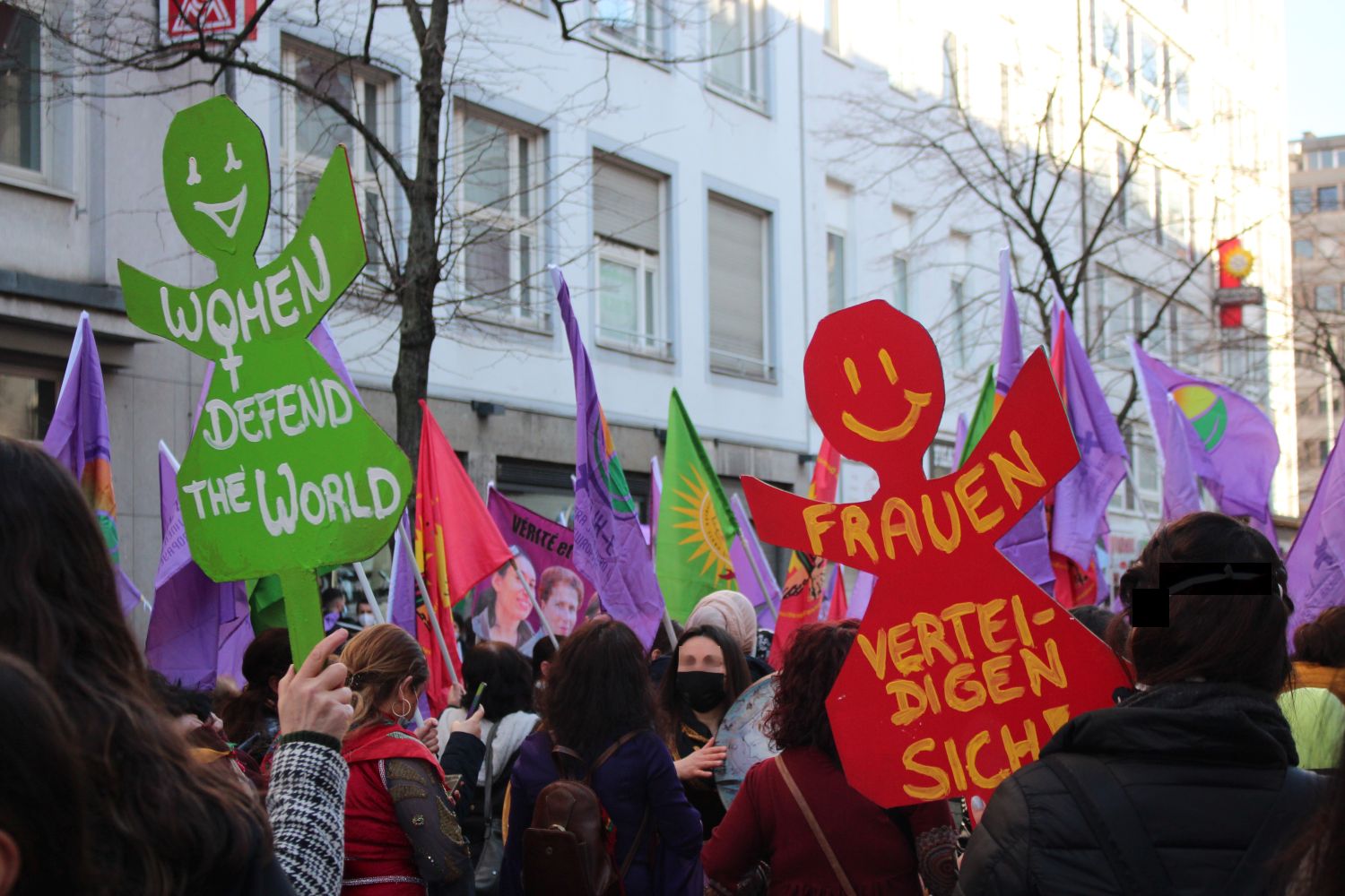 Düsseldorf: Demonstration zum internationalen Frauentag - Ddorf-Aktuell - Internetzeitung Düsseldorf