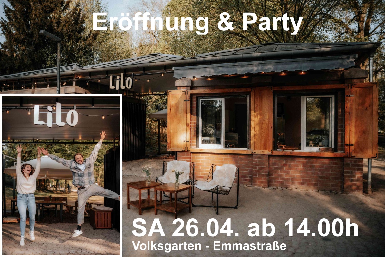 Düsseldorf: Café "Lilo" eröffnet am Samstag im Volksgarten - Ddorf ...